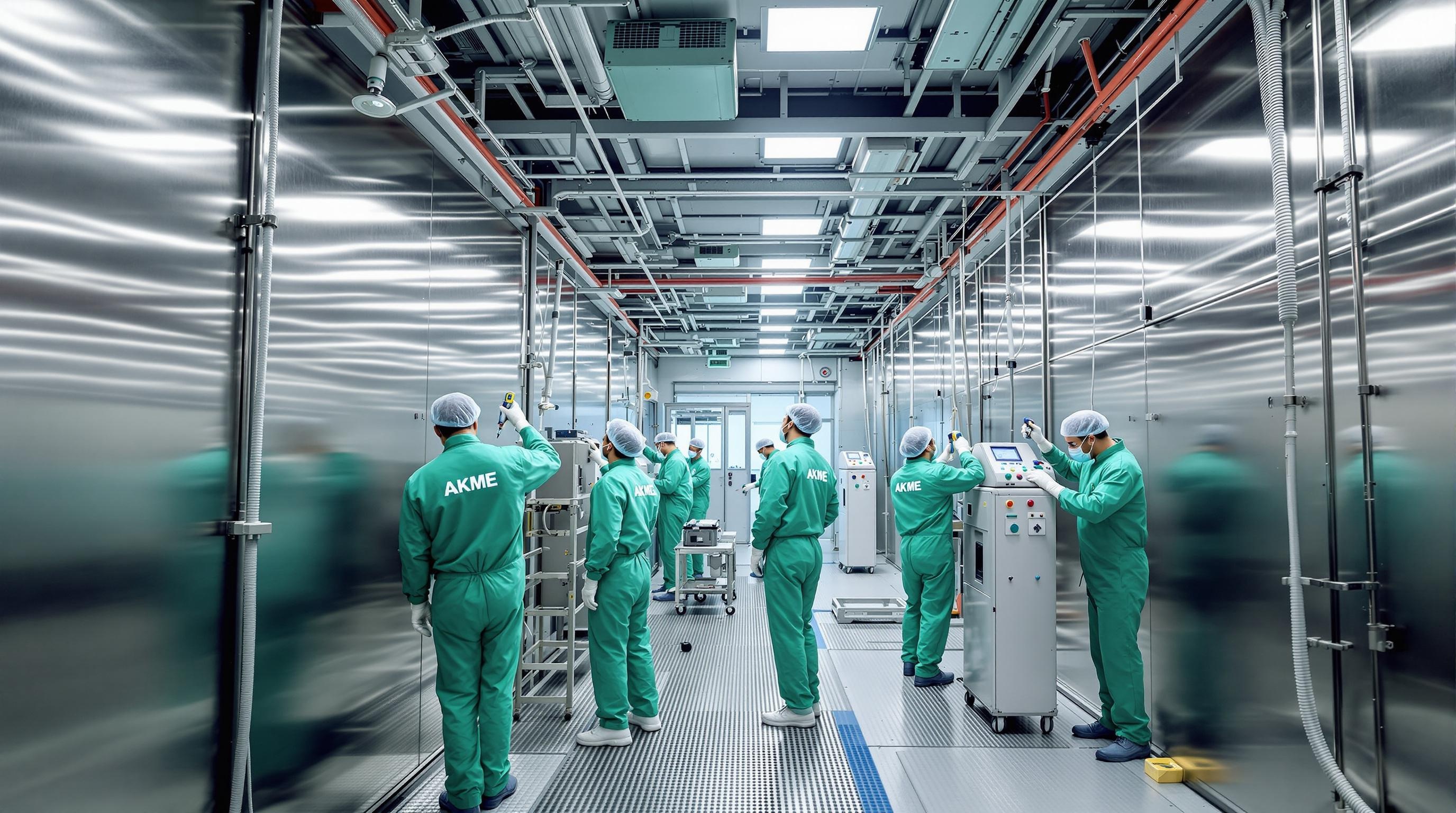 GMP and ISO Standard Cleanroom Construction